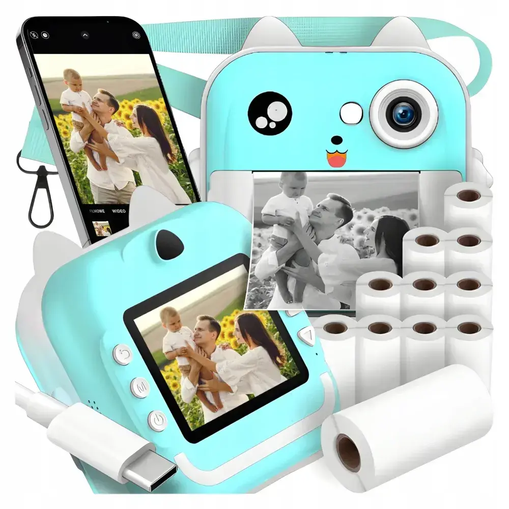 Deciji Foto Aparat Termalni Stampac / Polaroid Print Kamera